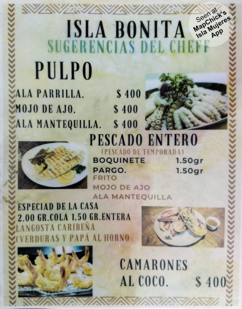 Isla Bonita beach club - Mapchick's Isla Mujeres