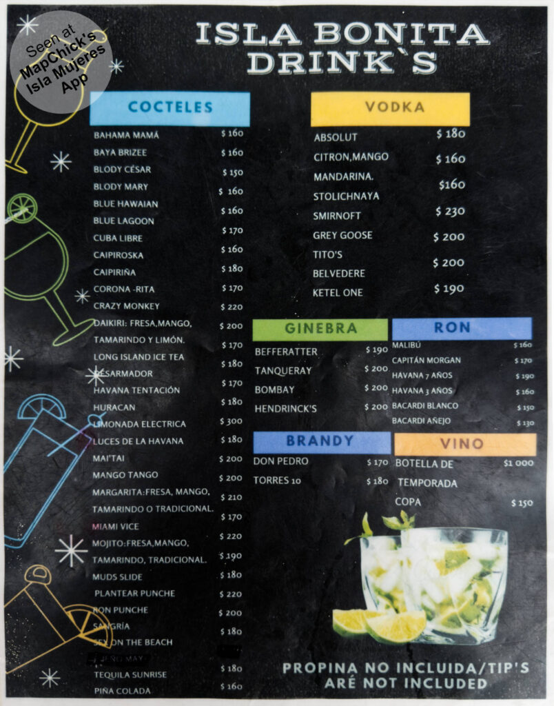 Isla Bonita beach club - Mapchick's Isla Mujeres